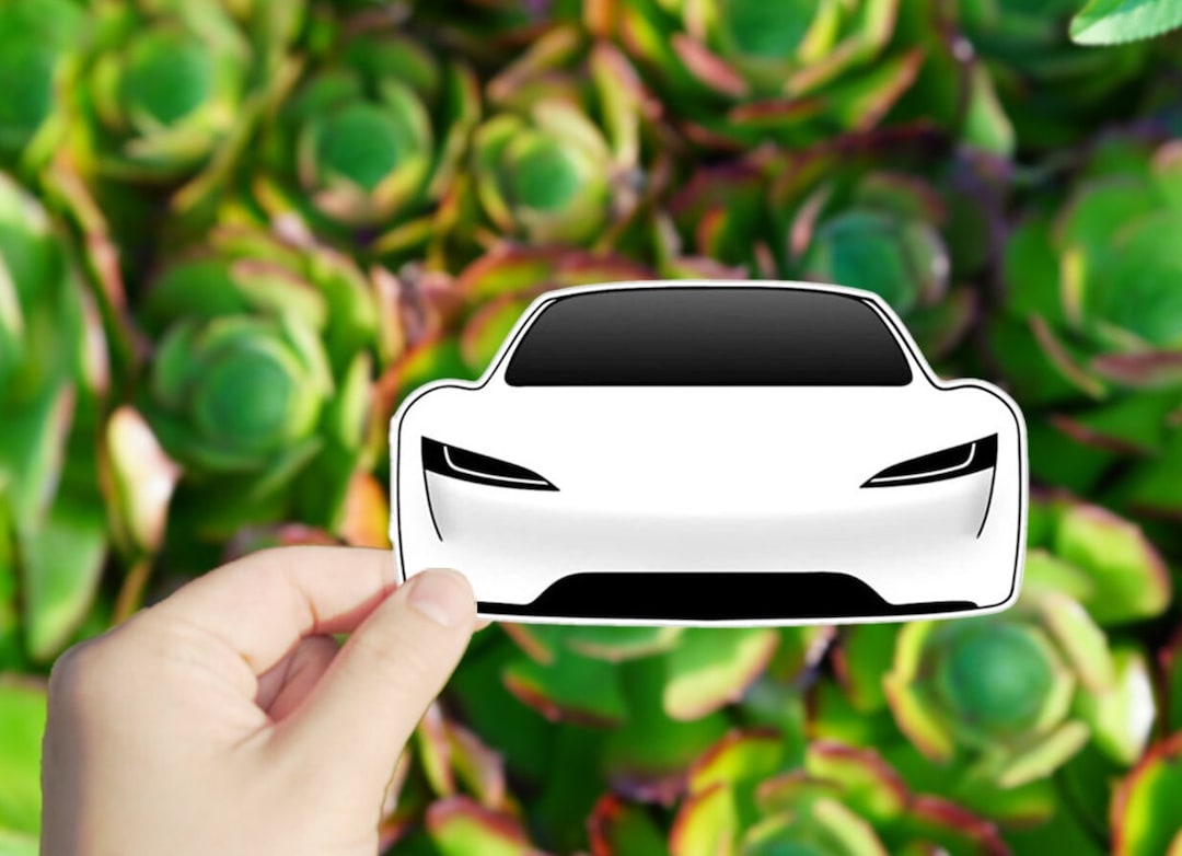 1 Pc Tesla Vehicles Vinyl Sticker,sticker for Tablet Laptop Wall Car ...