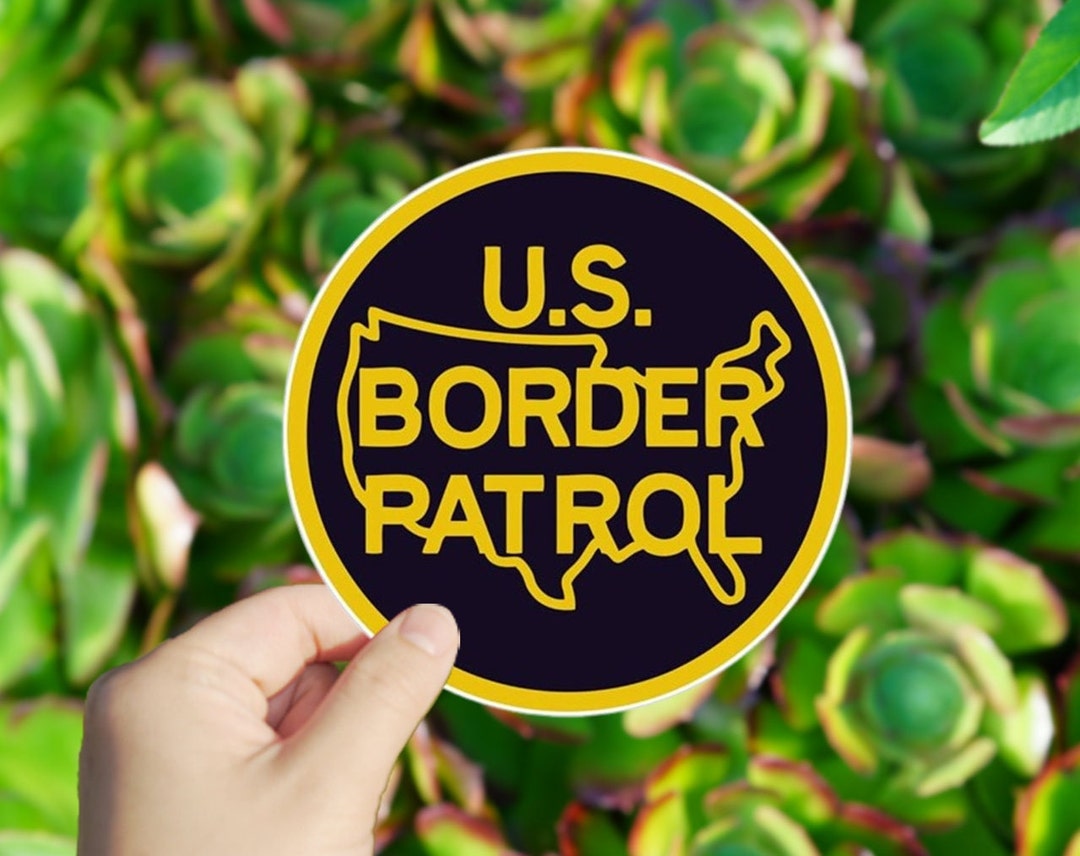 1 Pc U.S. Border Patrol Vinyl Sticker,sticker for Tablet Laptop Wall ...
