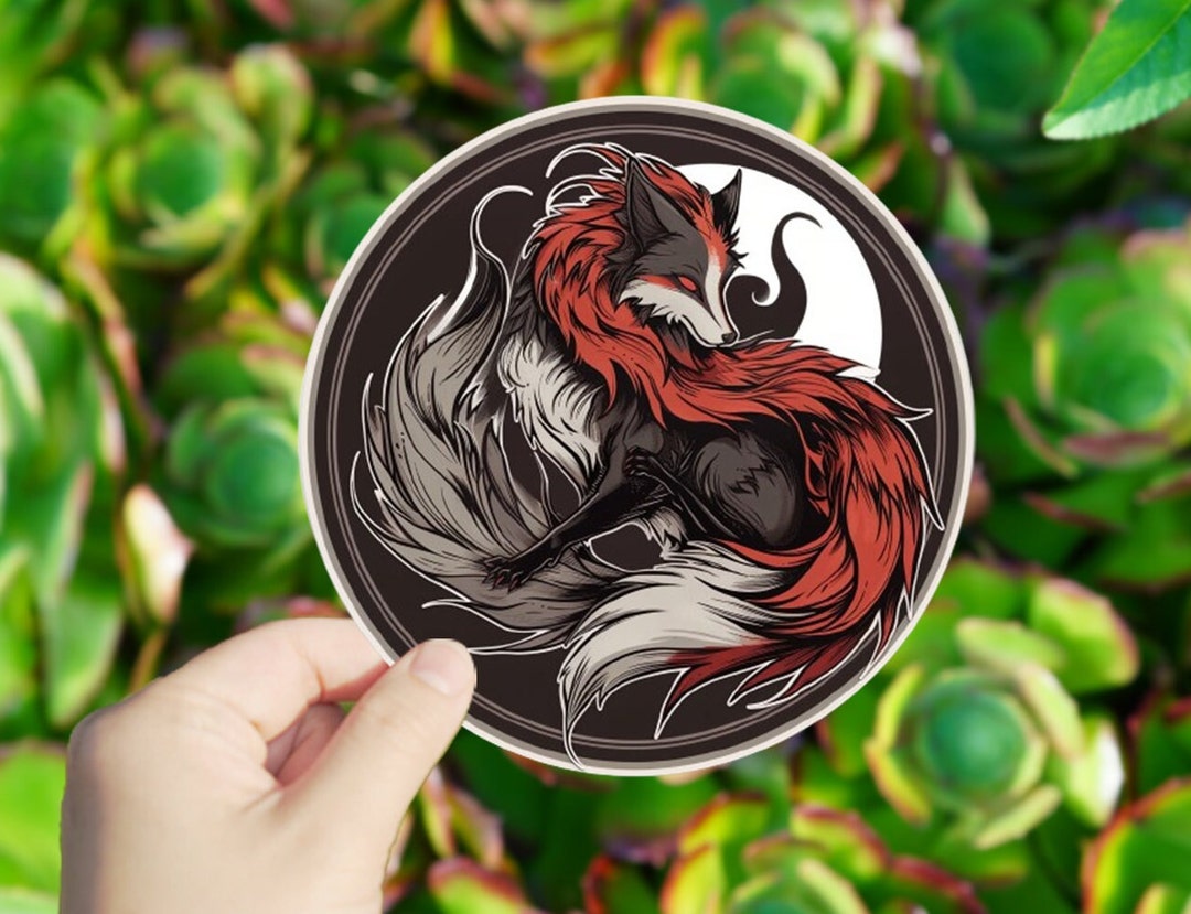 1 Pc the Ember Spirit Fox Sticker, Vinyl Stickers, Digital Printing ...