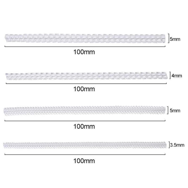 12 Pack of Ring Size Adjusters - Includes 4 Sizes, Spiral-based ...