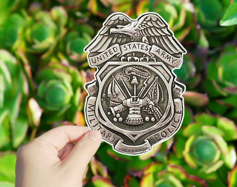 1 Pc United States Army Military Police Badge Vinyl Sticker,sticker for ...