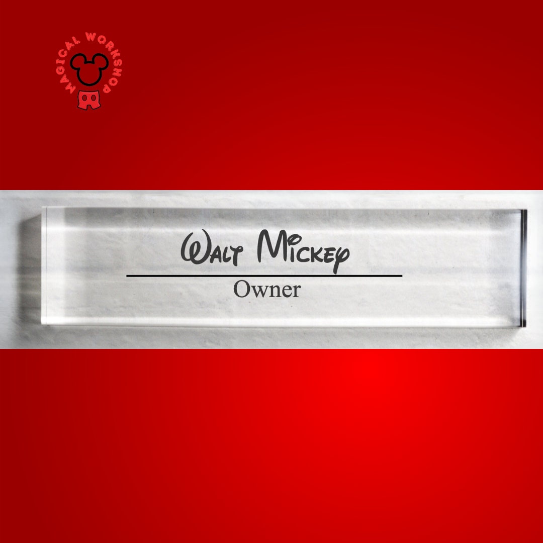 Personalized Desk Wedge Desk Name Plate Gift for Him Gift for Her ...