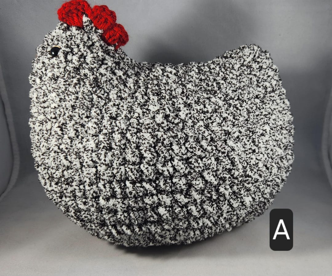 Fat Stuffed Chicken, Handmade, Crochet - Etsy