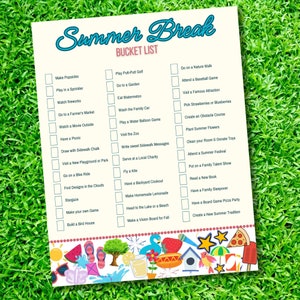 Summer Break Bucket List, Family and Kids Activities, Things to Do This ...