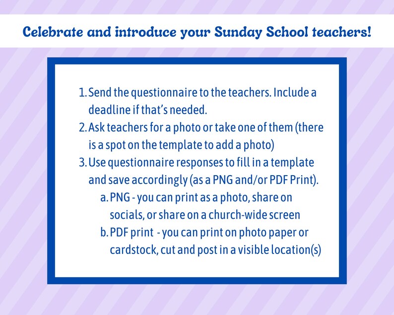 Meet Your Sunday School Teacher Bundle Kit, Church Children's Ministry ...