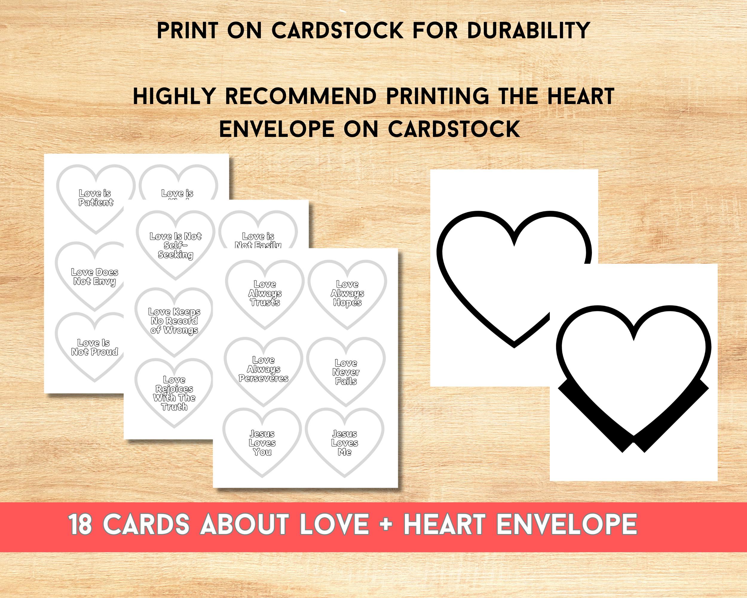 Valentine’s Day Bible Craft Printable, Coloring Pages Kids, Sunday ...