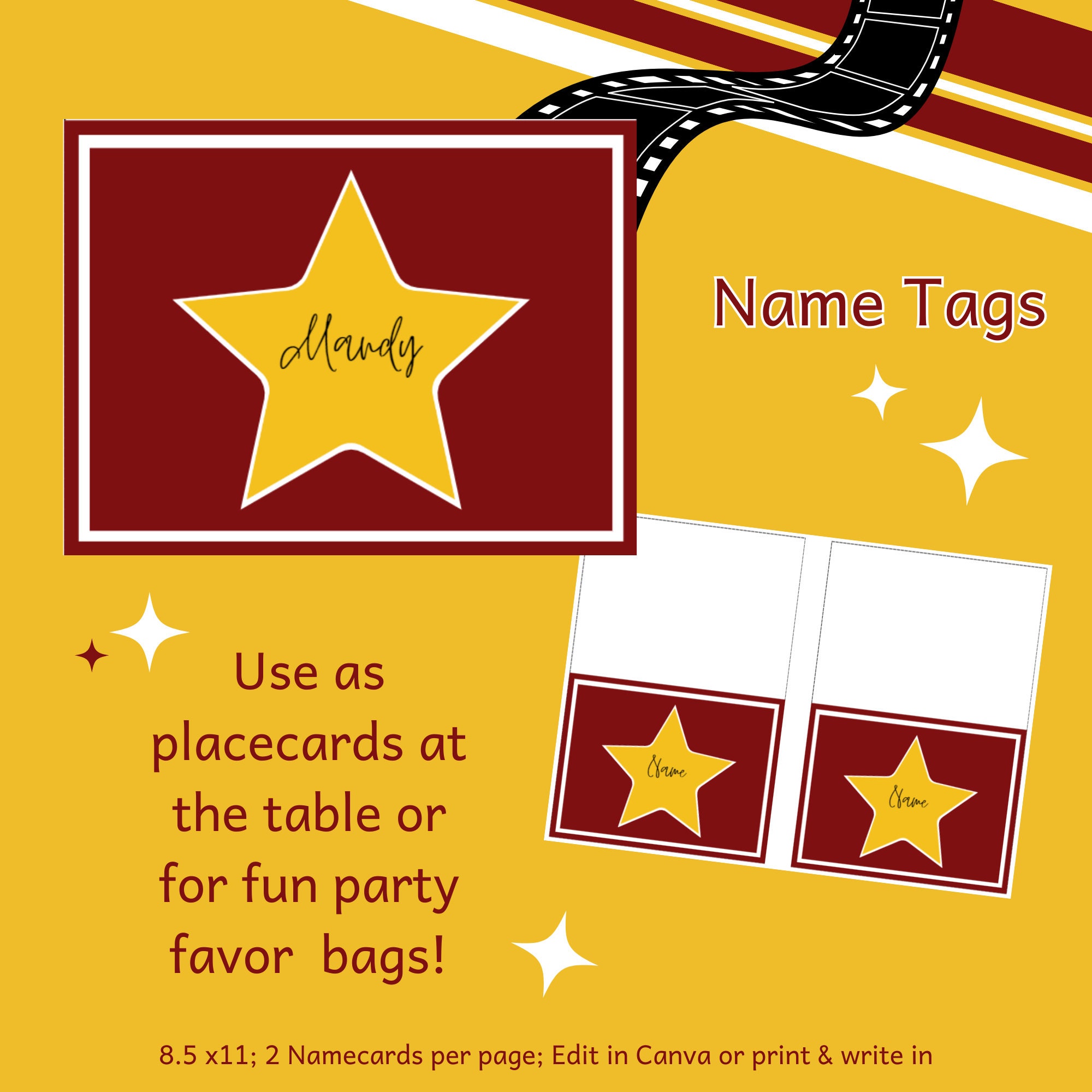 Hollywood Movie Awards Watch Party, Party Host Kit, 95th Awards ...