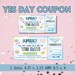 Yes Day Coupon Voucher, Printable Yes Day Ticket, Fun Day Gift ...