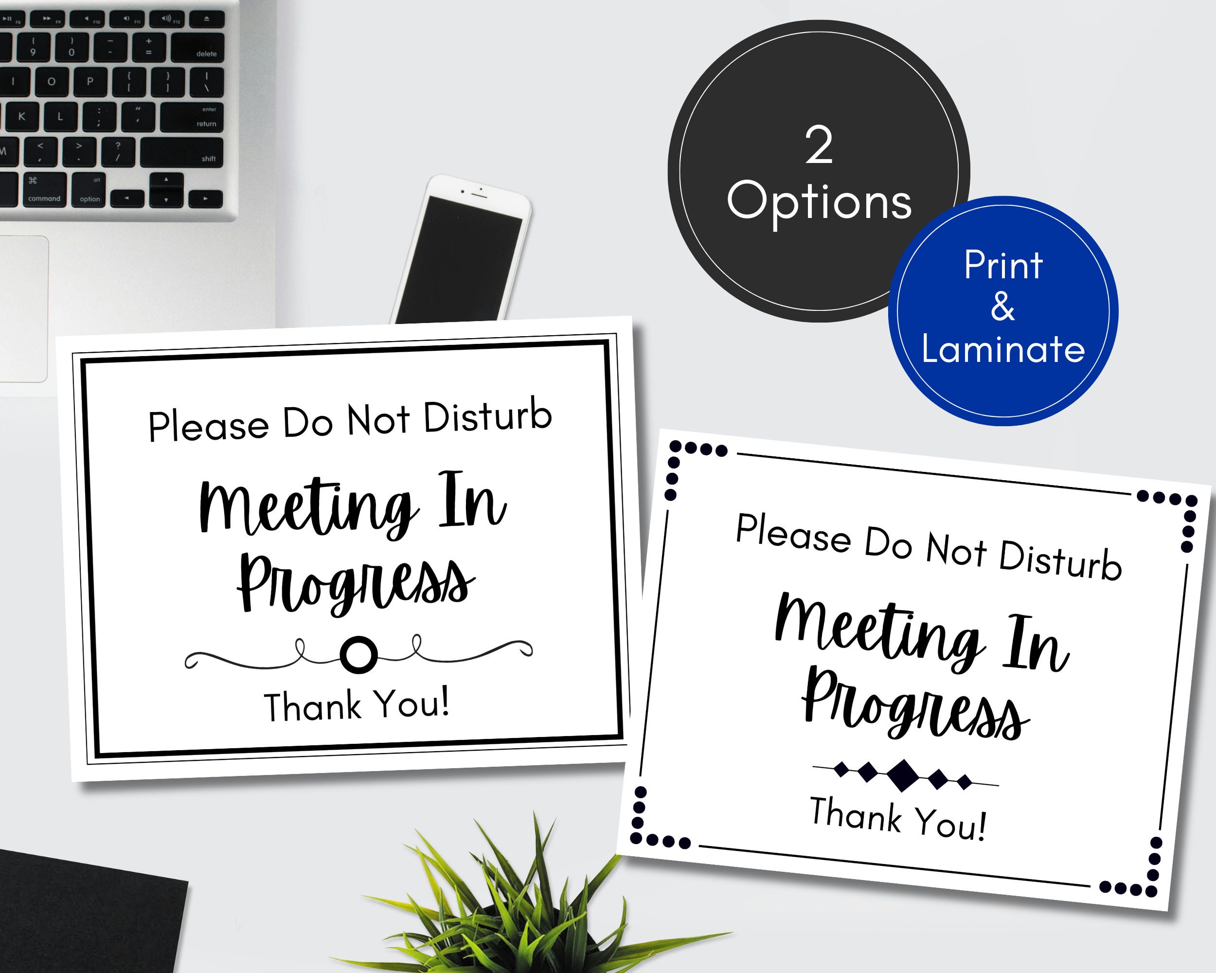 Meeting in Progress Do Not Disturb Sign, Office Sign, Meeting Sign - Etsy