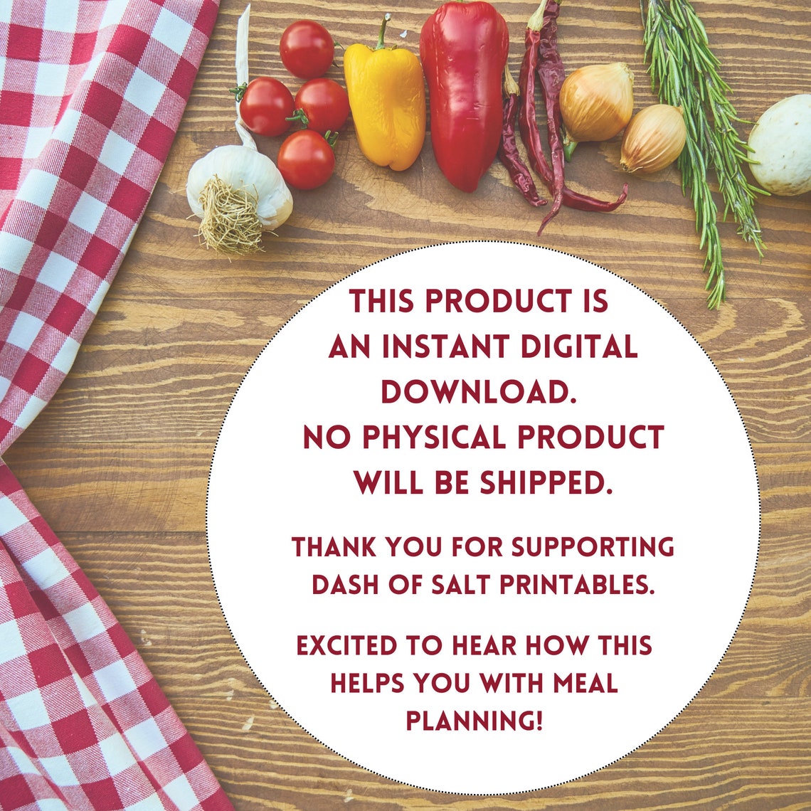 Monthly Meal Dinner Planner, Printable Template, Health and Fitness ...