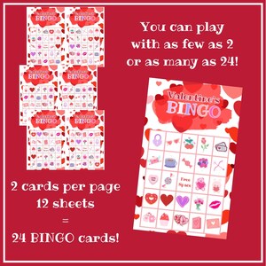 Valentine's Day Bingo Game / Classroom Party / Girl's Night in ...