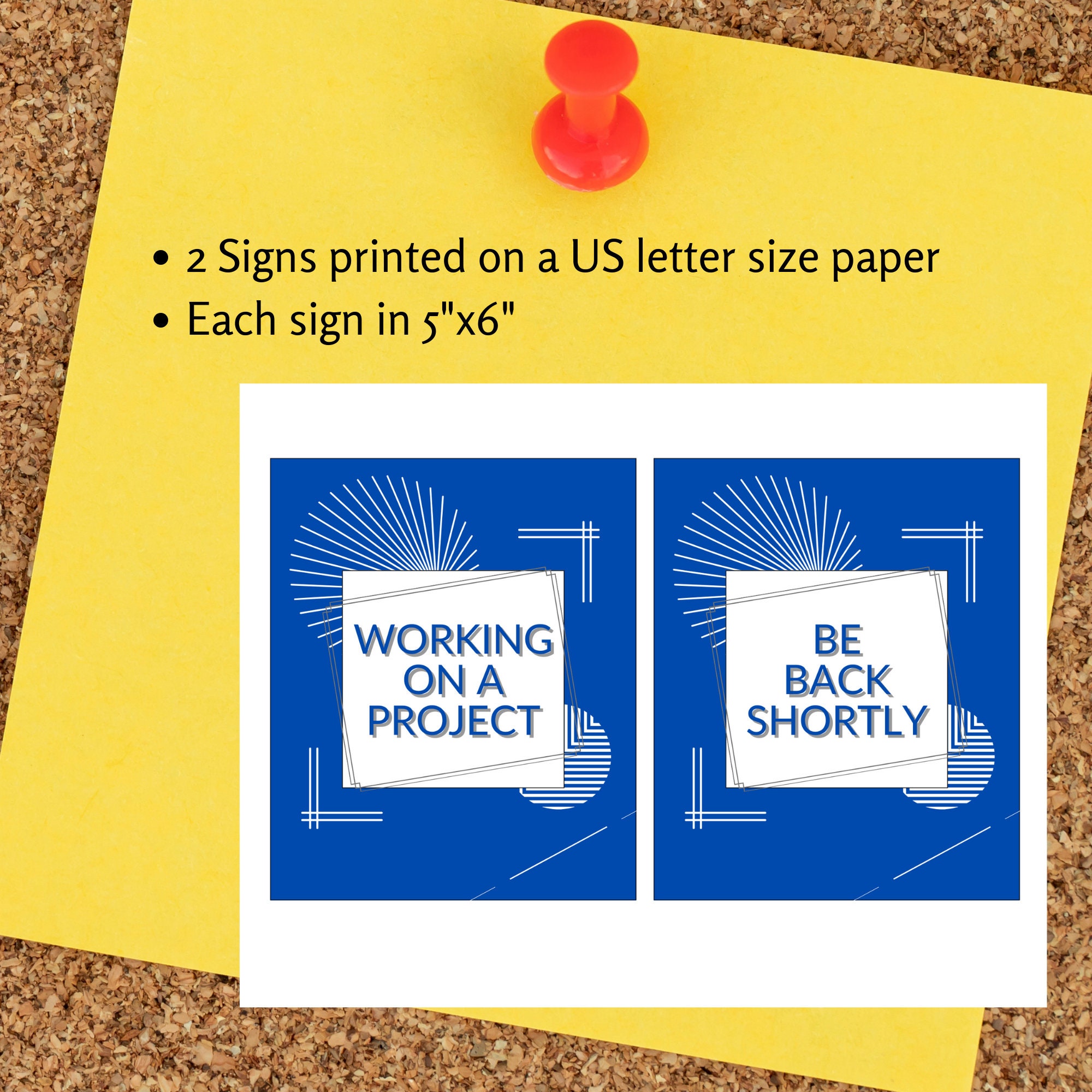 Office Signs for Door, Out of Office, on a Call, Printable, Office ...