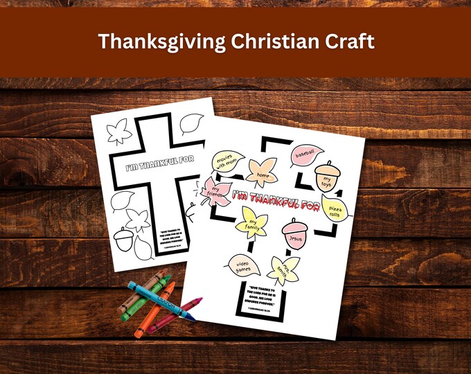Thanksgiving Fall Christian Bible Verse Coloring Activity God's Love is ...
