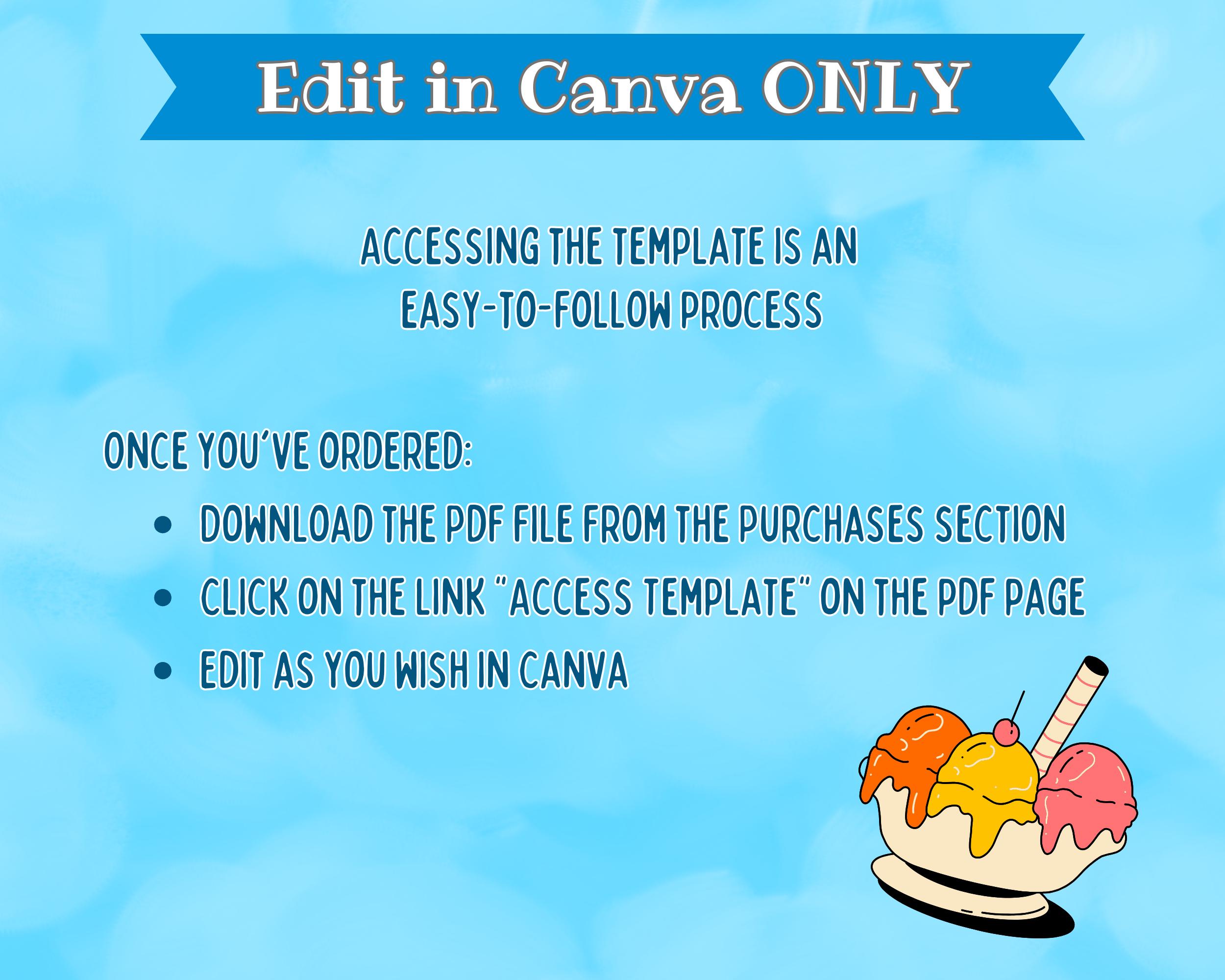 Editable Promotion Sundaes Sunday Flyer, Moving up a Grade Sunday ...