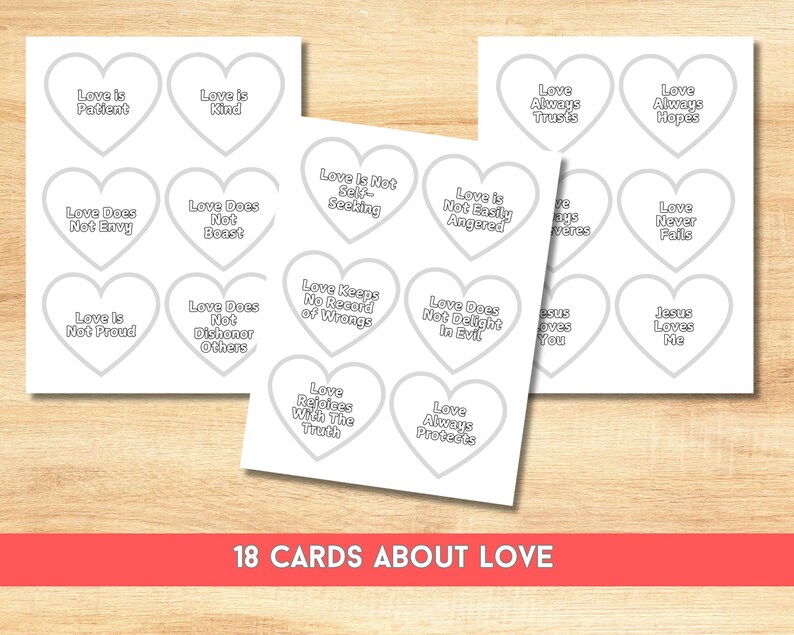 Valentine’s Day Bible Craft Printable, Coloring Pages Kids, Sunday ...