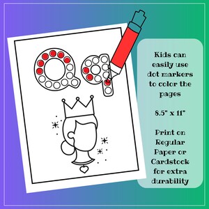 A-Z Letters Dot Marker Coloring Pages, Preschool Homeschool Camp ...