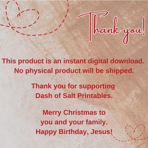 Happy Birthday Jesus Family Christmas Activity, Religious Christian ...