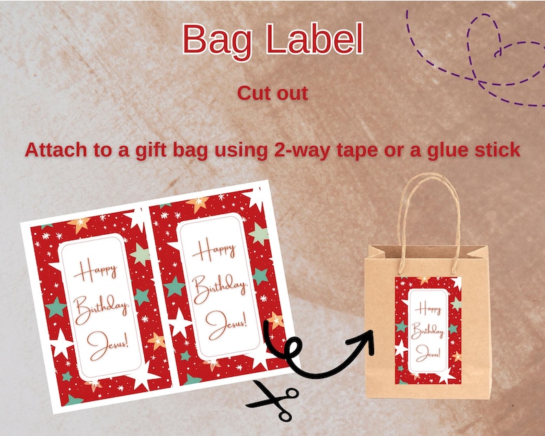 Happy Birthday Jesus Family Christmas Activity, Religious Christian ...