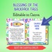 Editable Blessing of the Backpack Tag, School Year Prayer for Children ...