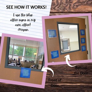 Office Signs for Door, Out of Office, on a Call, Printable, Office ...
