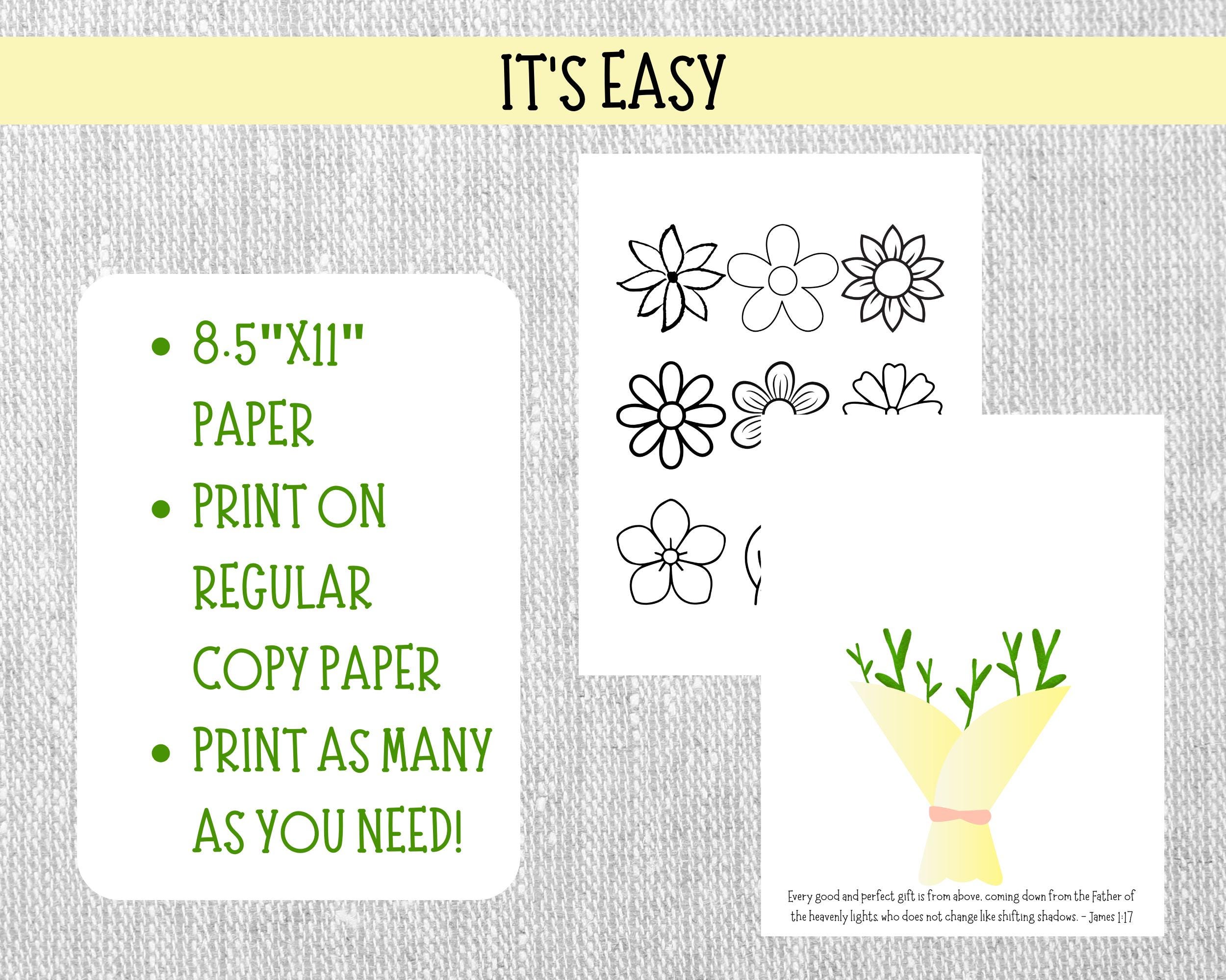 Bible Verse Christian Mother's Day Craft, Sunday School, Homeschool ...