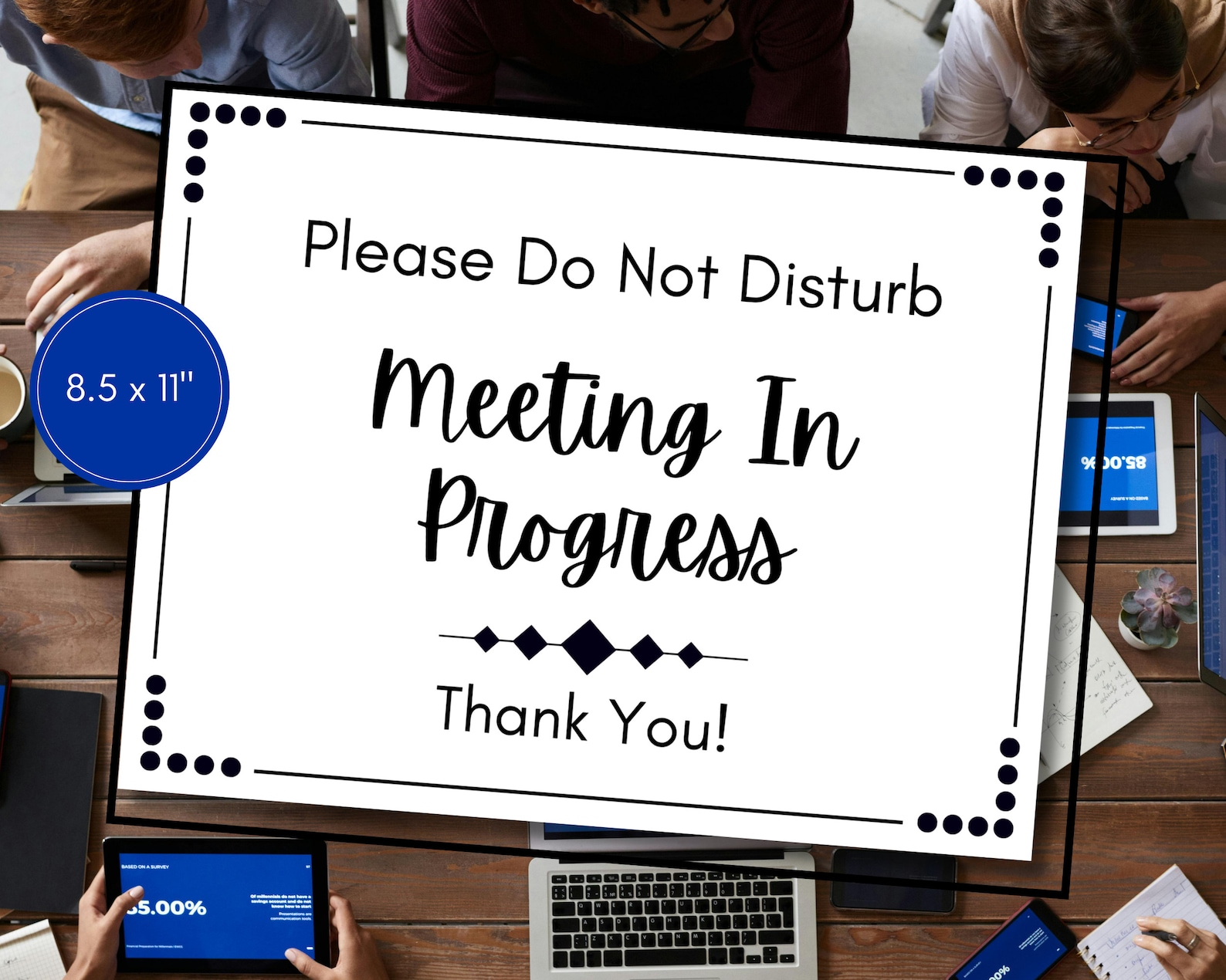 Meeting in Progress Do Not Disturb Sign, Office Sign, Meeting Sign - Etsy