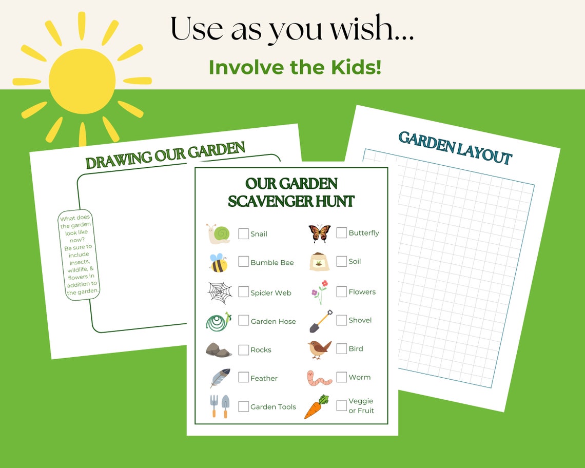 Printable Gardening Planner and Journal, Plant Tracker, Plant Care ...