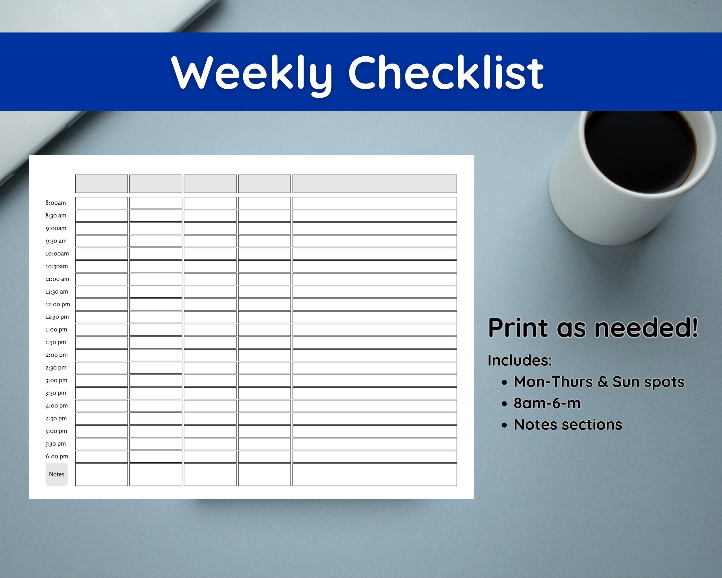 NO EDIT Church Ministry Planning Pages Sheets, Religious Christian ...