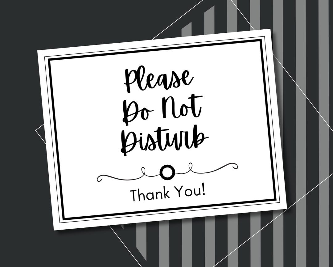 Do Not Disturb, Office Signs, Do Not Interrupt, Office Decor, Digital ...