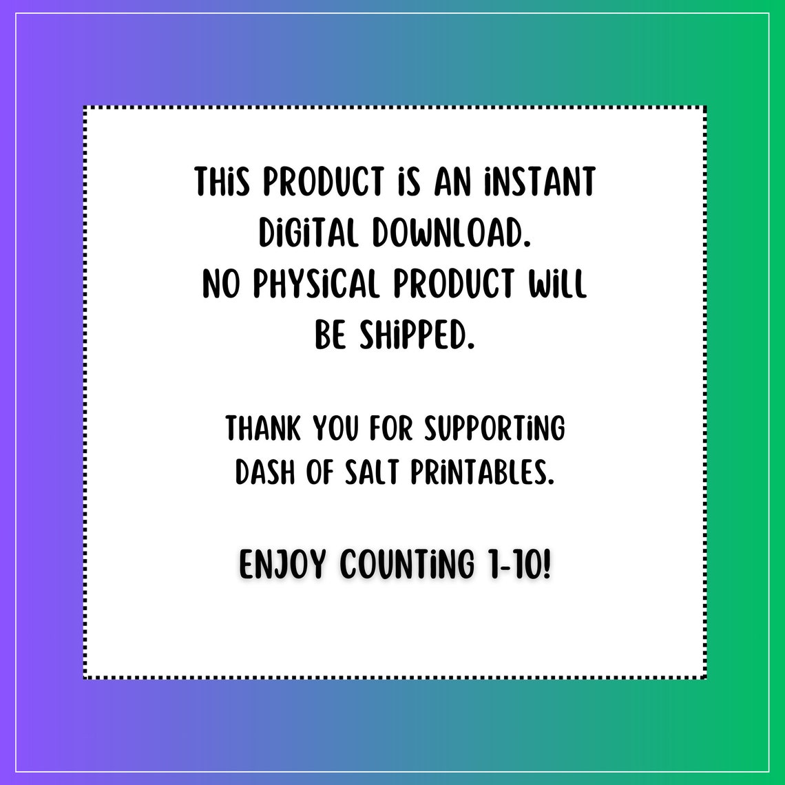 1-10 Numbers Dot Marker Coloring Pages, Preschool Homeschool Camp ...