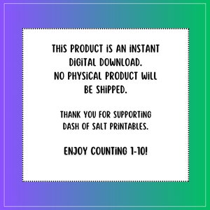 1-10 Numbers Dot Marker Coloring Pages, Preschool Homeschool Camp ...