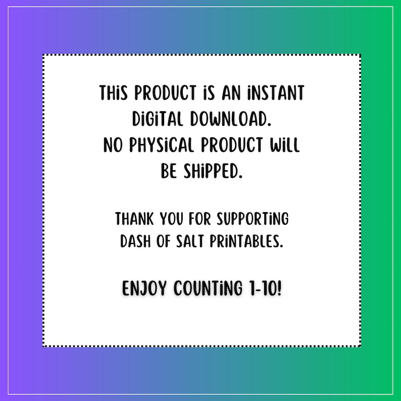 1-10 Numbers Dot Marker Coloring Pages, Preschool Homeschool Camp ...