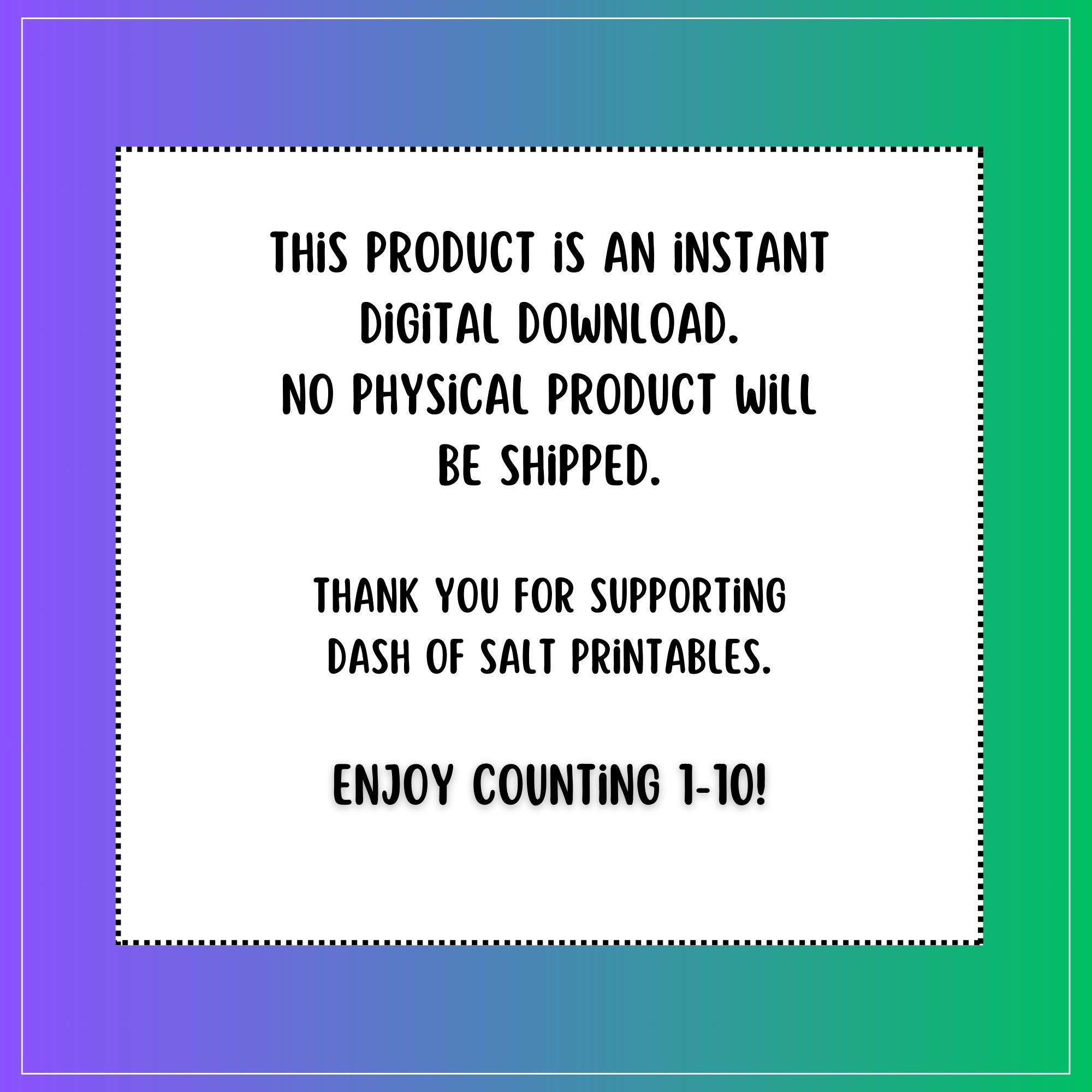 1-10 Numbers Dot Marker Coloring Pages, Preschool Homeschool Camp ...