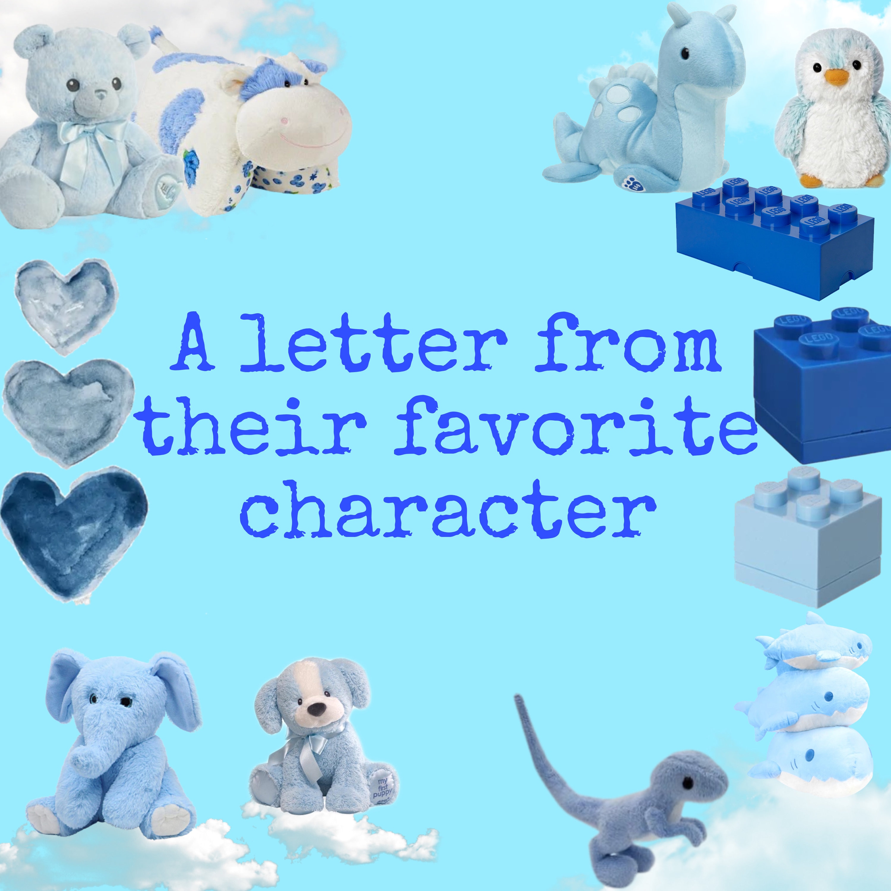 Children’s Comfort Character Letter - Etsy