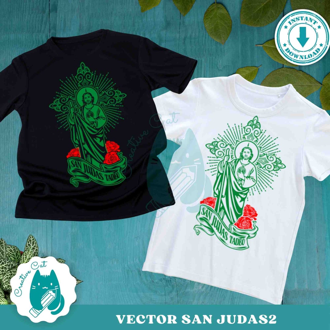 Saint Jude Thaddeus 2 SVG Instant Download - Etsy