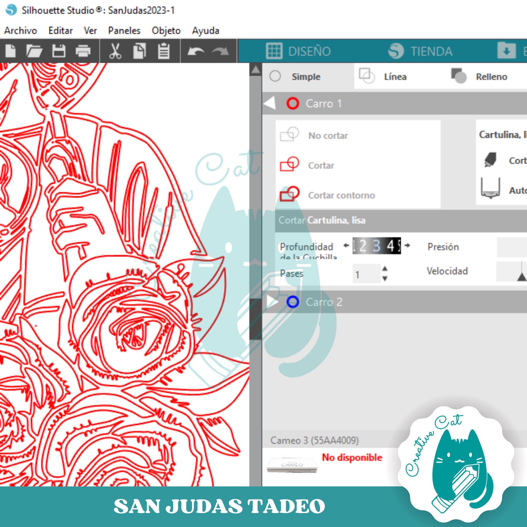 Saint Jude Thaddeus Mod14 SVG Vector Instant Download - Etsy