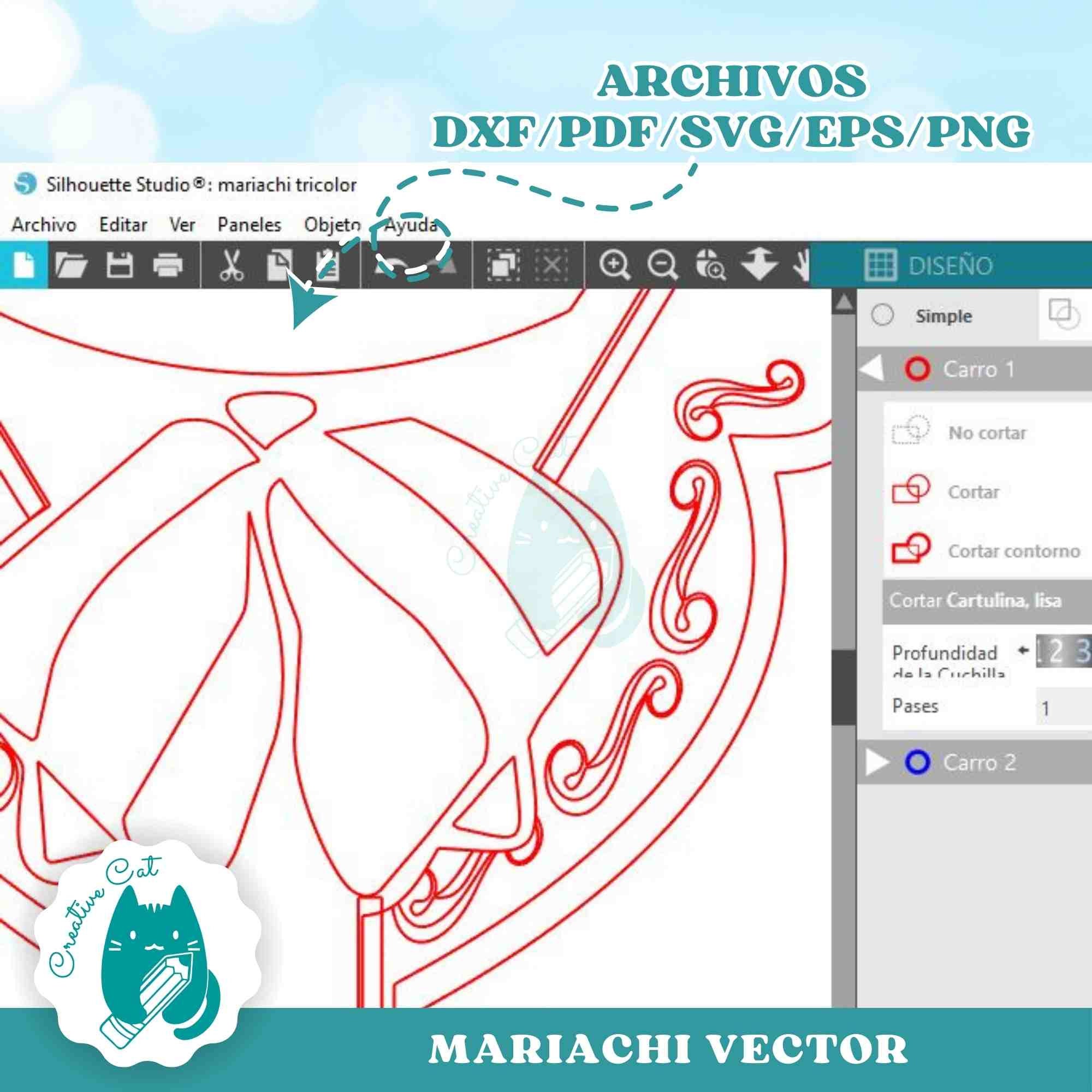 MARIACHI Vector Svg for Mexican T-shirts - Etsy