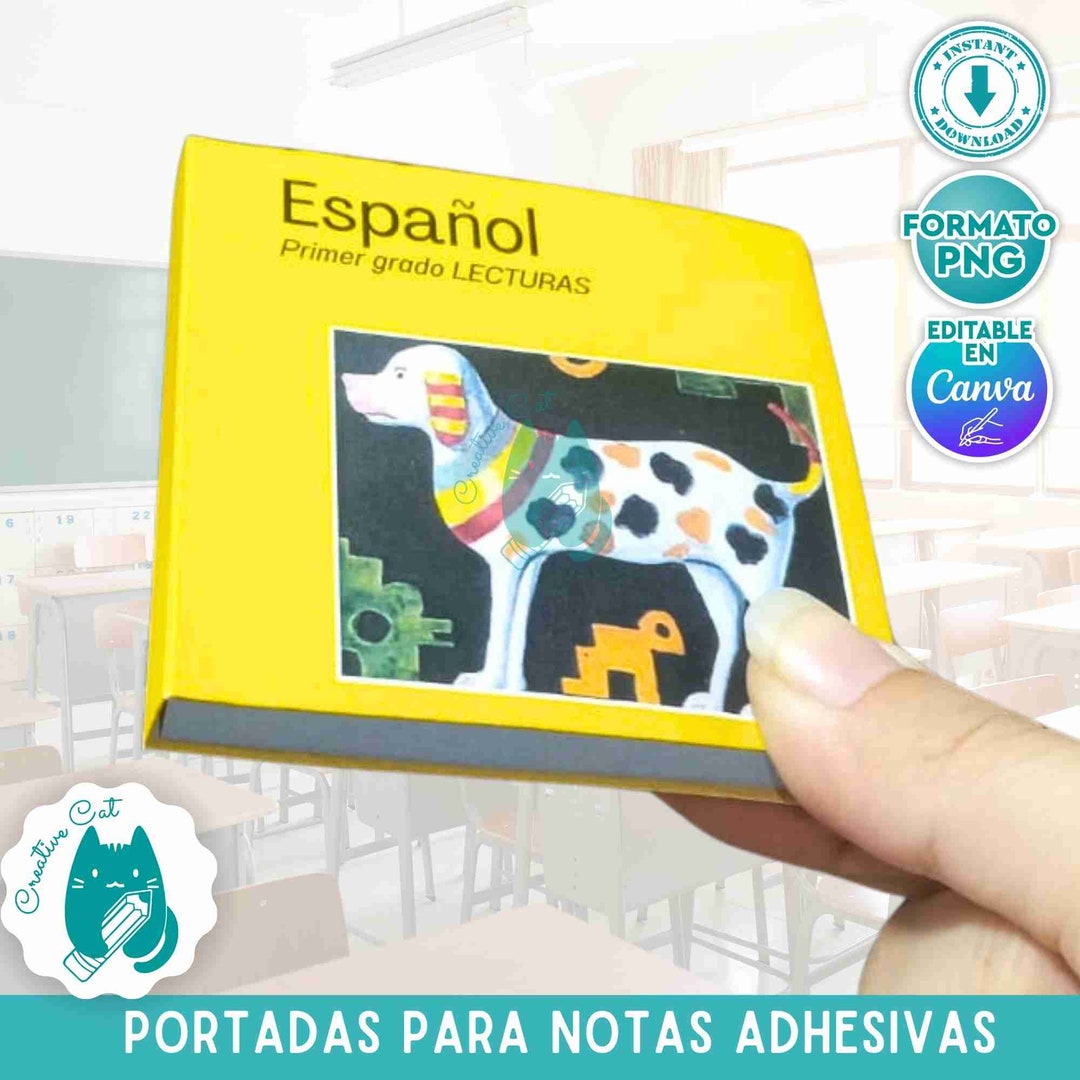 PORTADAS para Notas adhesivas Maestros Libros Sep Descarga Instantánea ...