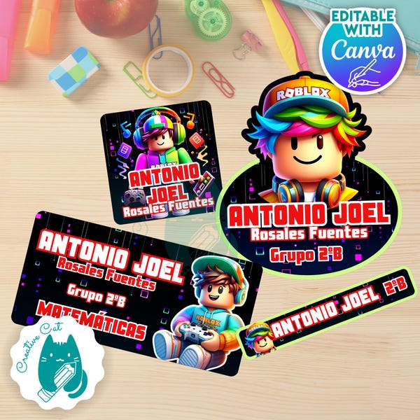 Roblox Name Label - Etsy