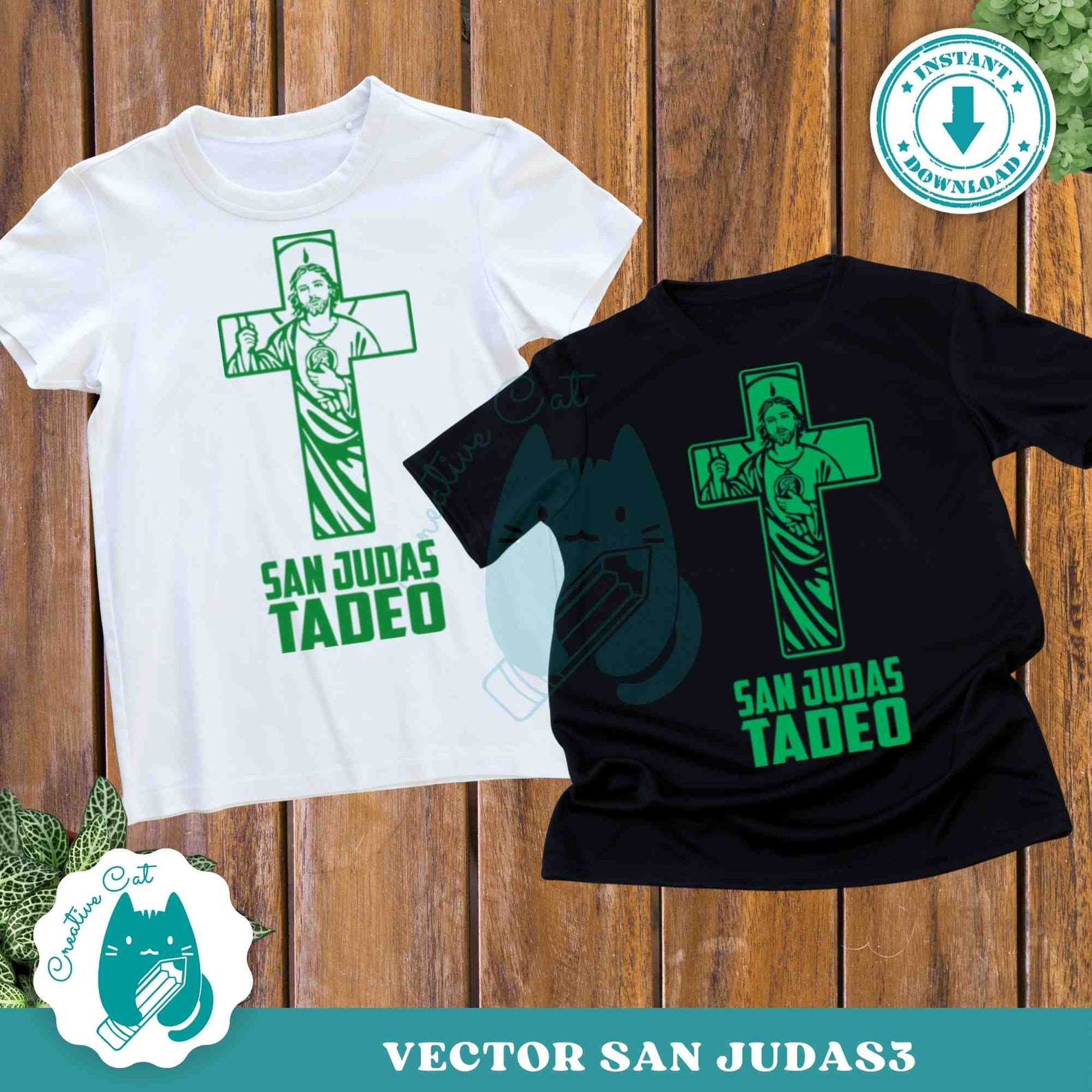 Saint Jude Thaddeus Mod3 SVG Instant Download - Etsy