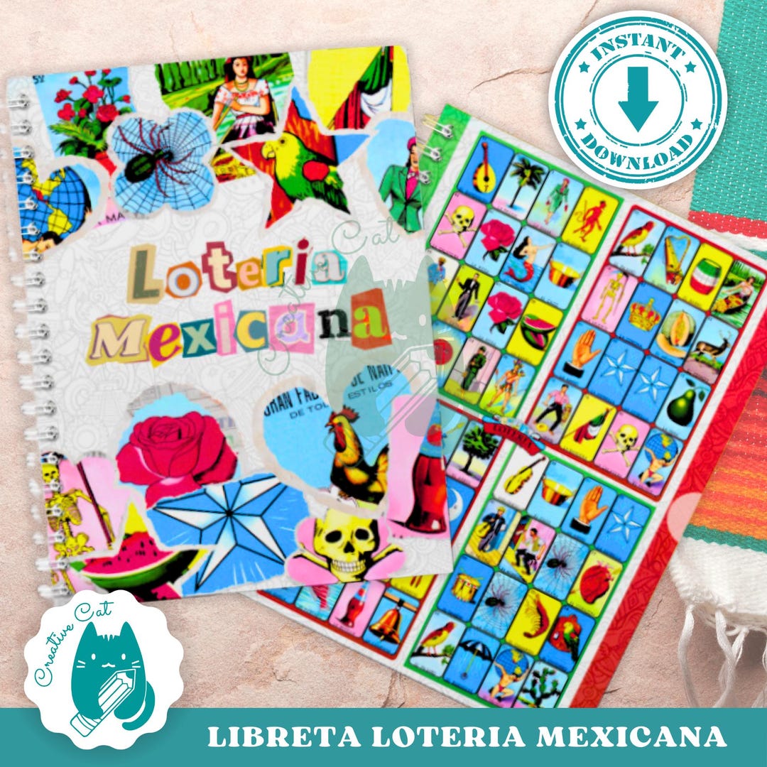 MEXICAN LOTTERY Booklet 40 Tables PDF Instant Download - Etsy