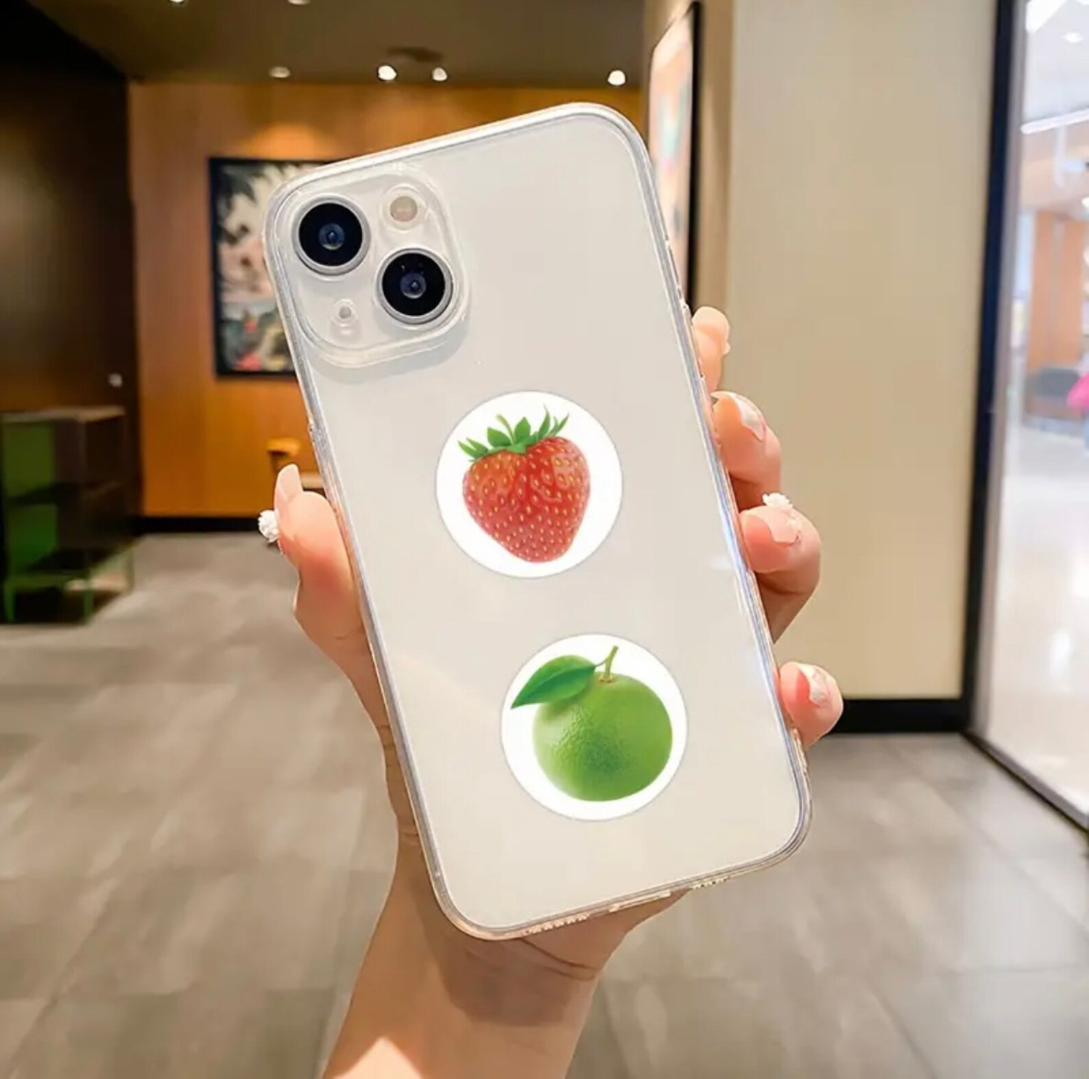 500 Fruit Vinyl Stickers Waterproof Learning Fruit Educational Kids ...