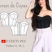 Corset de Copas Patrones de costura en PDF, Tallas S,M,L - Etsy España