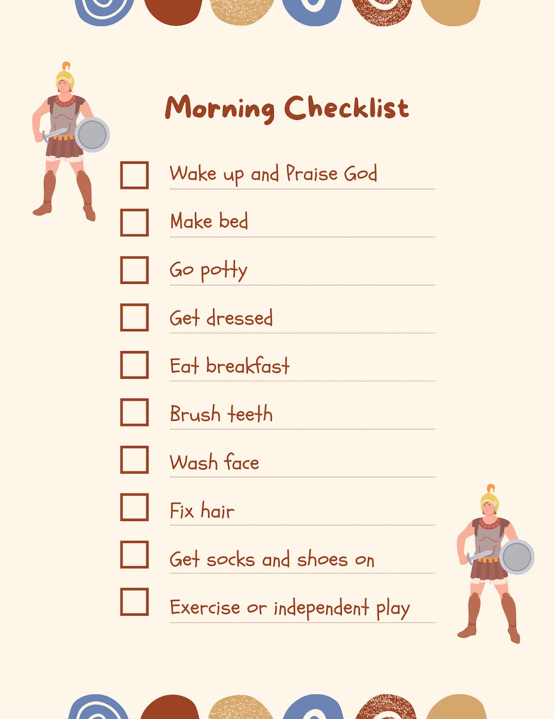 Get Ready With Kids Morning Checklist for Kids Get Ready With Toddler ...