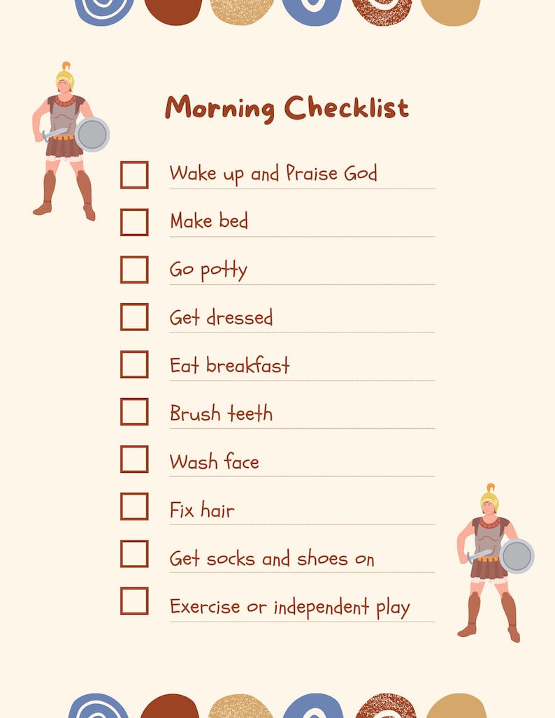 Get Ready With Kids Morning Checklist for Kids Get Ready With Toddler ...