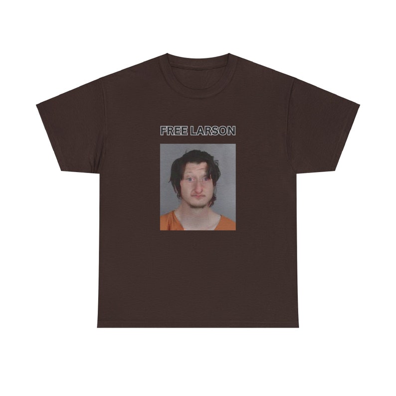 Daniel Larson Mugshot Unisex Heavy Cotton Fee - FREE LARSON! - Etsy