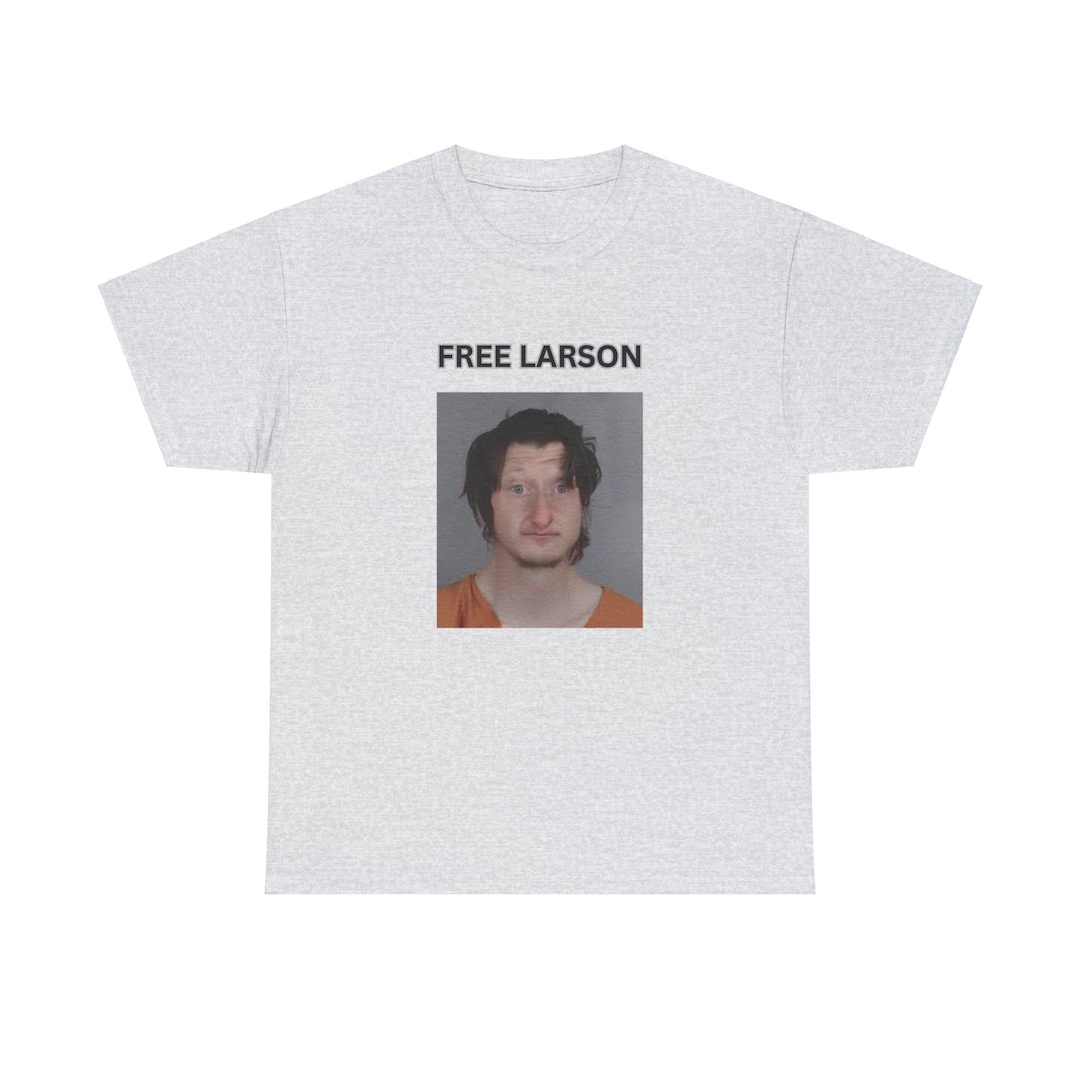 Daniel Larson Mugshot Unisex Heavy Cotton Fee - FREE LARSON! - Etsy