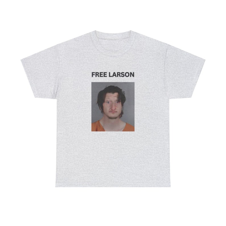Daniel Larson Mugshot Unisex Heavy Cotton Fee - FREE LARSON! - Etsy