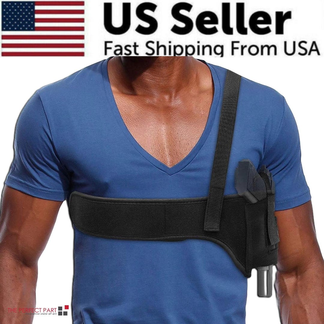 Tactical Concealed Carry Shoulder Waist Pistol Hand Gun Holder Holster ...