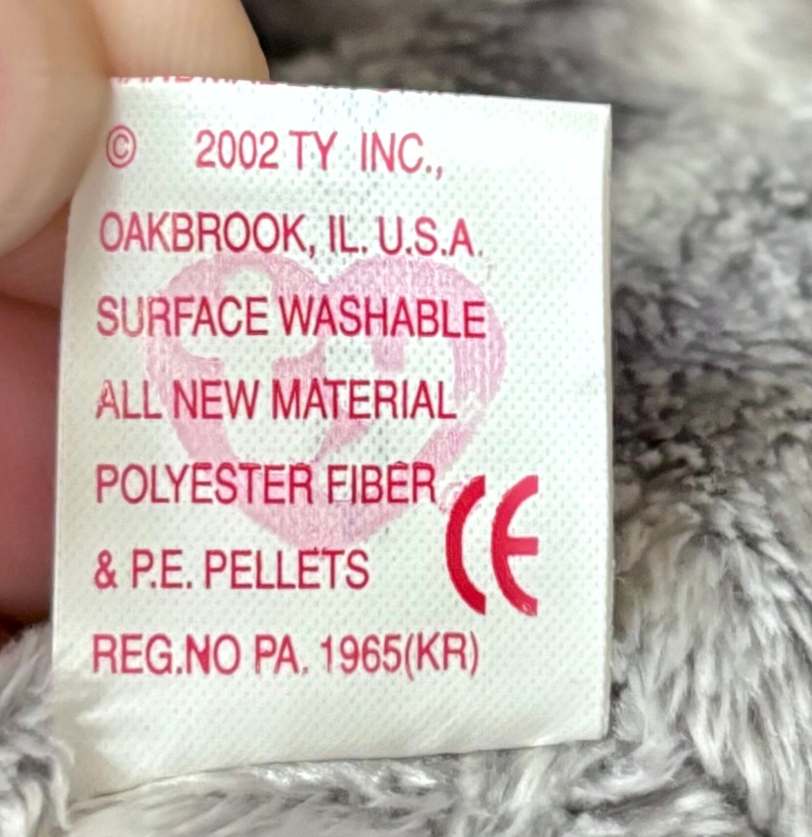 2002 Vintage Frisco Gray Kitty Cat Plush Ty Beanie Baby Stuffed Animal ...